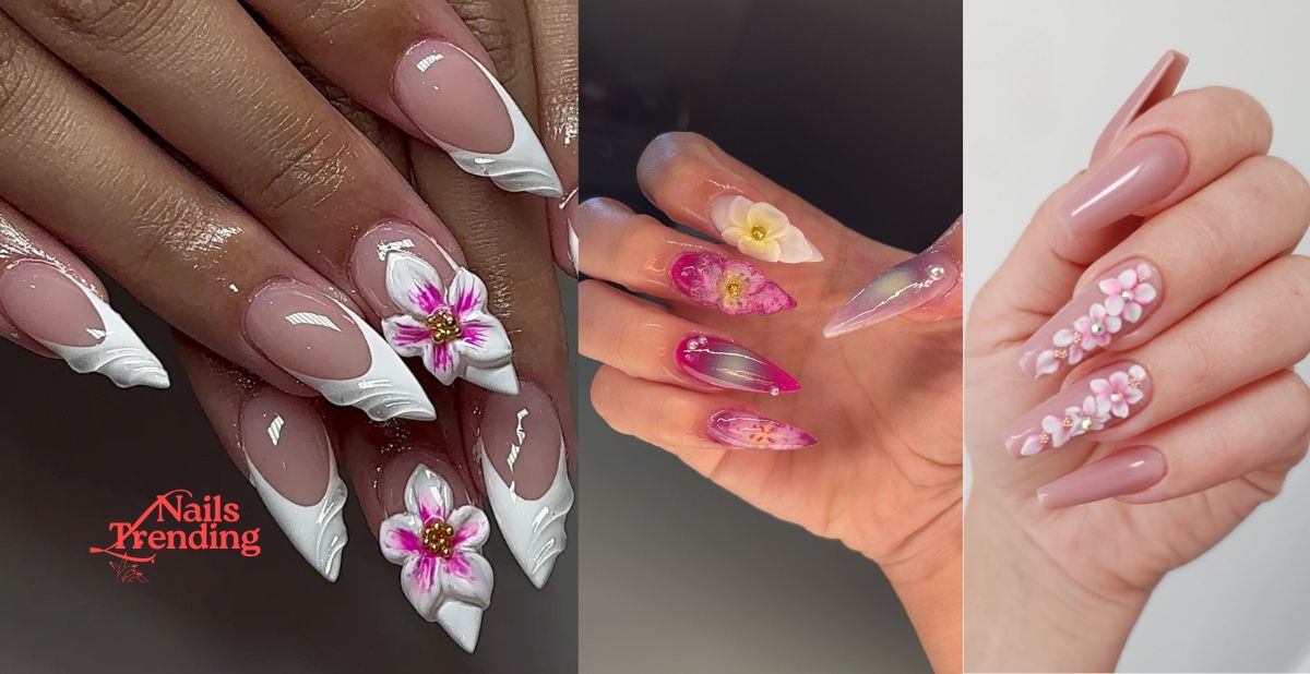 Flower Nail Art Designs Step by Step: Simple, Elegant