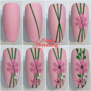 Flower Nail Art Designs Step by Step: Simple, Elegant