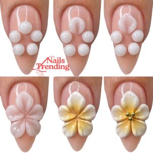 Flower Nail Art Designs Step by Step: Simple, Elegant